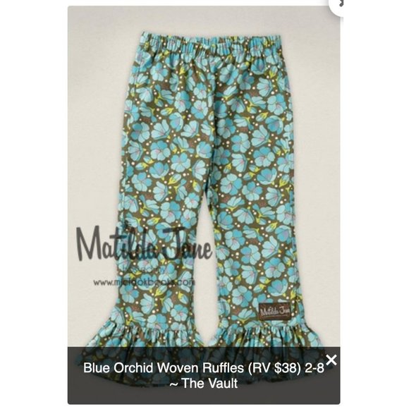 Matilda Jane | Bottoms | Vintage Matilda Jane Secret Fields Blue Orchid ...